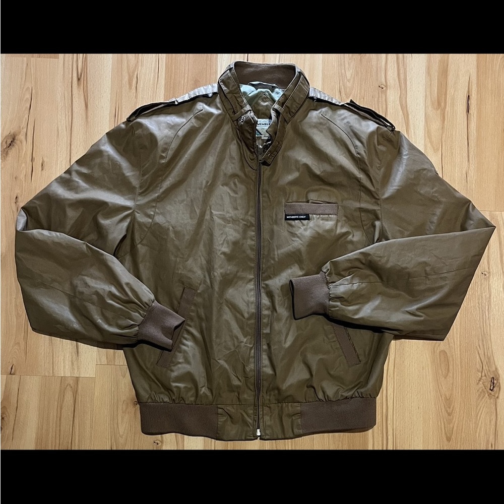 Vintage Members Only Racer Jacket - Gem